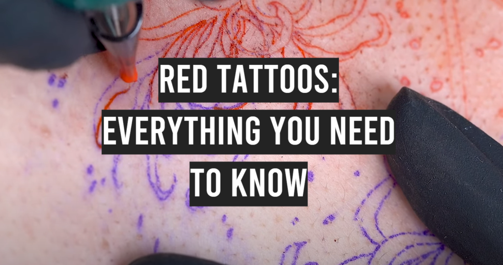 Red Tattoos: Everything You Need to Know - TattooProfy