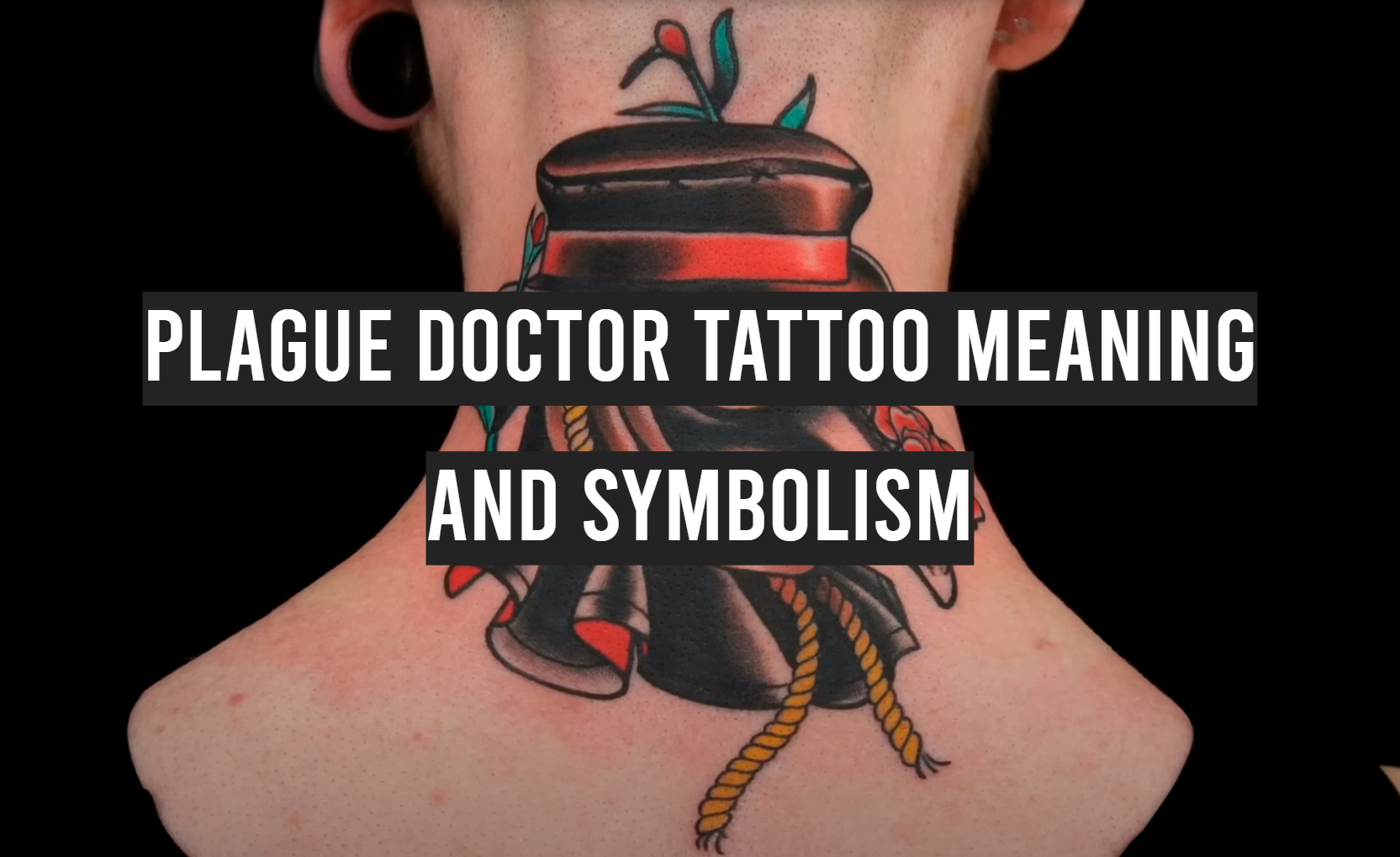 Plague Doctor Tattoo Meaning and Symbolism - TattooProfy